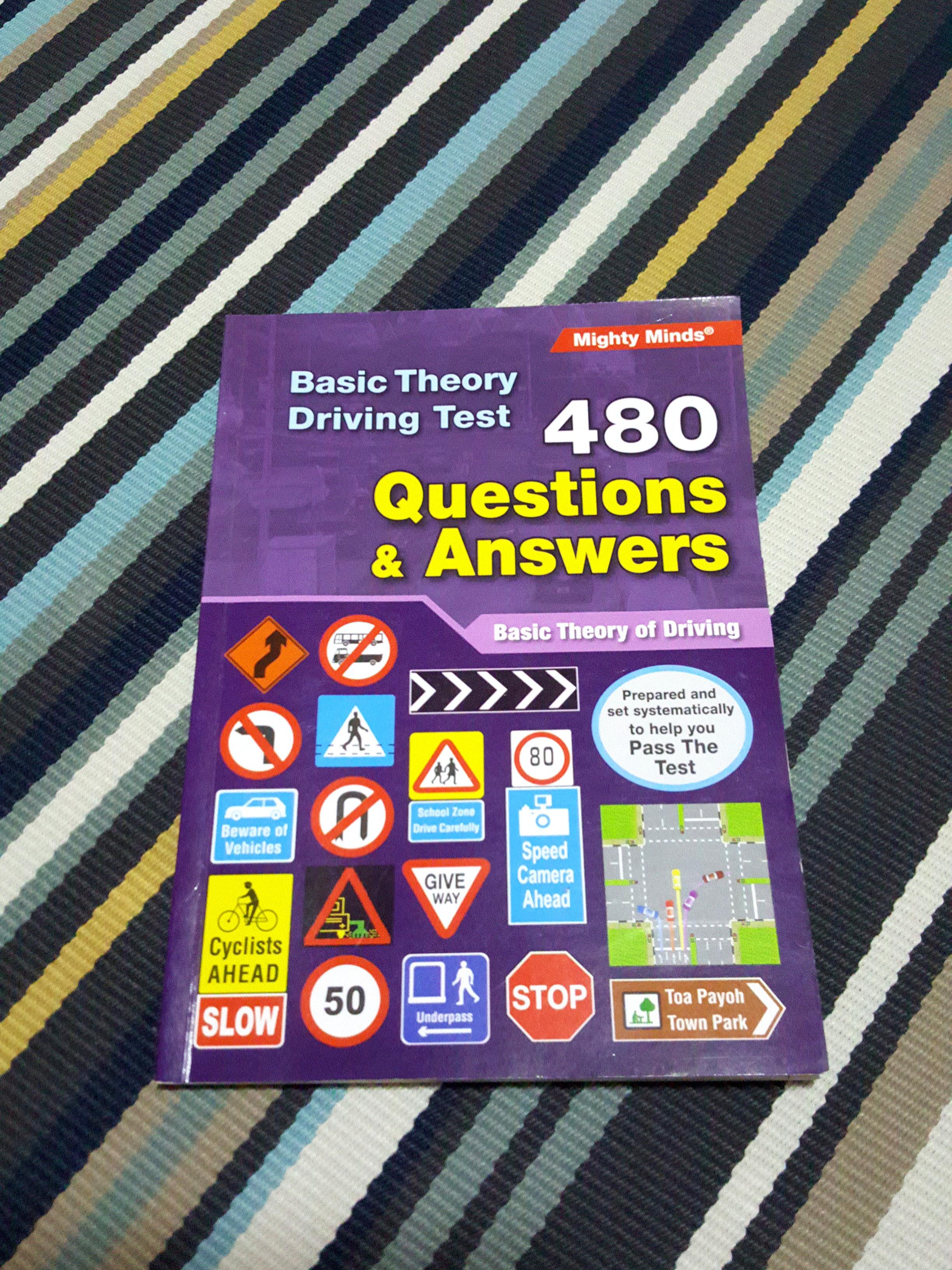 2019 BTT Basic Theory Driving Test Book (480 Questions and Answers ...
