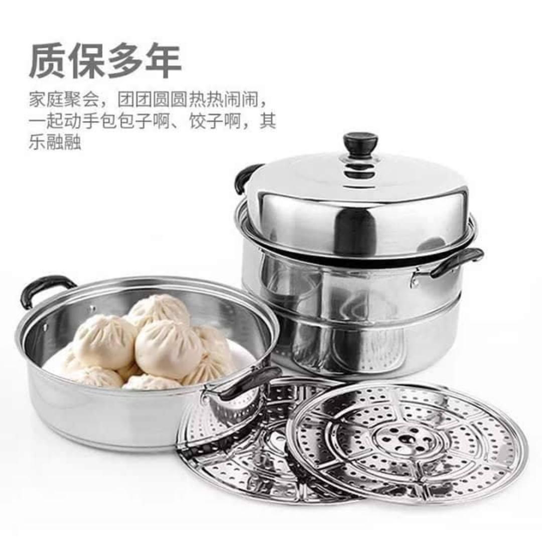 3 Layer Siomai, Siopao Steamer, Furniture & Home Living, Kitchenware ...