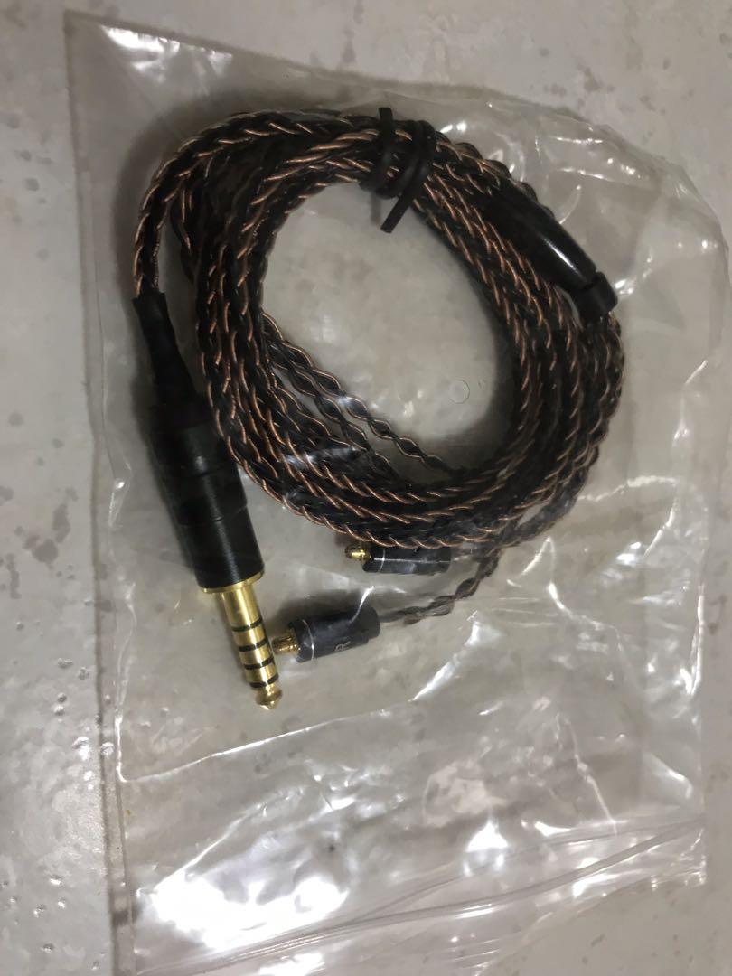 4.4mm to mmcx balanced cable, Audio, Portable Audio Accessories on ...