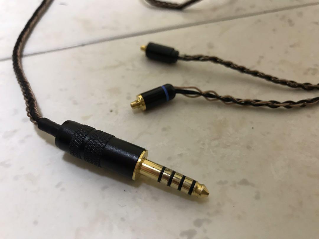4.4mm to mmcx balanced cable, Audio, Portable Audio Accessories on ...