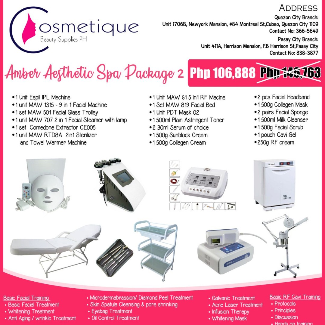 ALL Korean Made Machines Complete Package 5 in 1 Facial Diamond peel ...