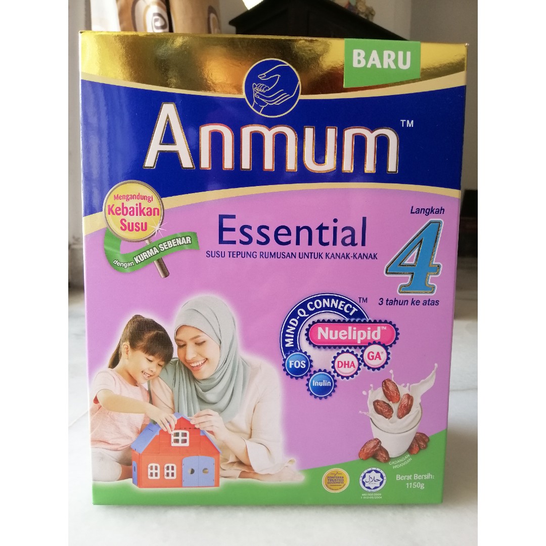 Anmum Essential Kurma Step 4 (1.15kg), Babies & Kids, Nursing & Feeding, Weaning & Toddler ...