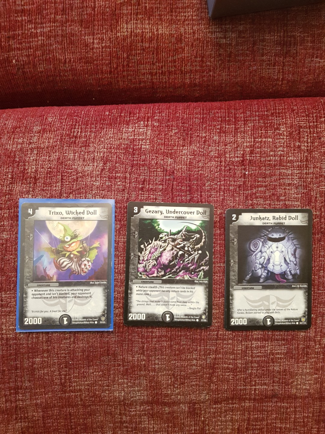 Duel Master Cards Death Puppet, Hobbies & Toys, Toys & Games on Carousell