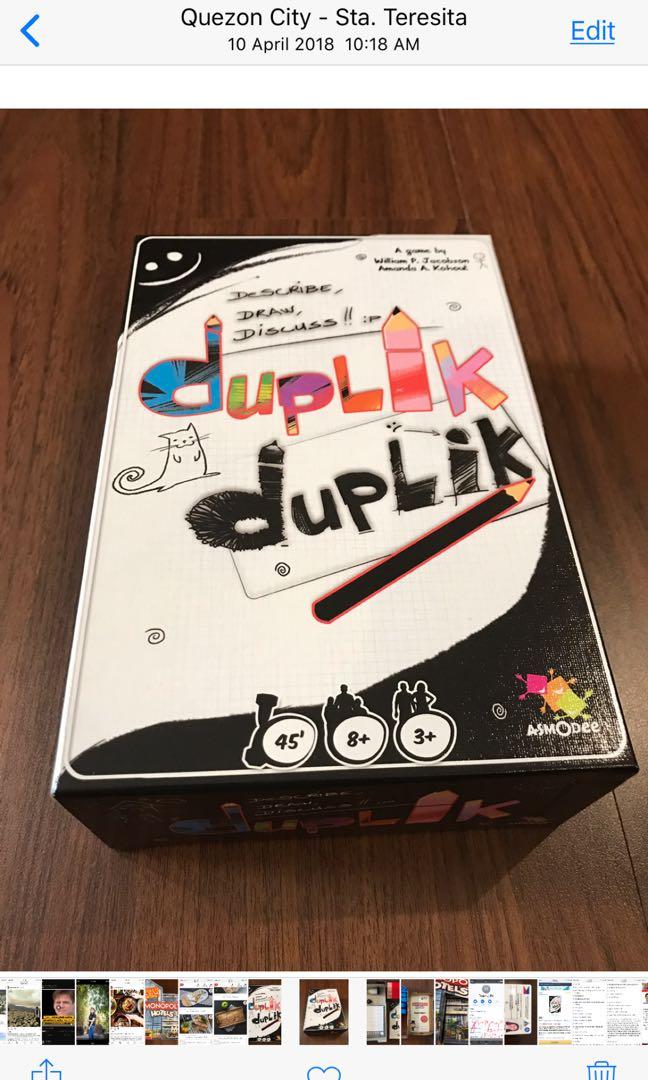 DUPLIK BOARD GAME, Hobbies & Toys, Toys & Games on Carousell