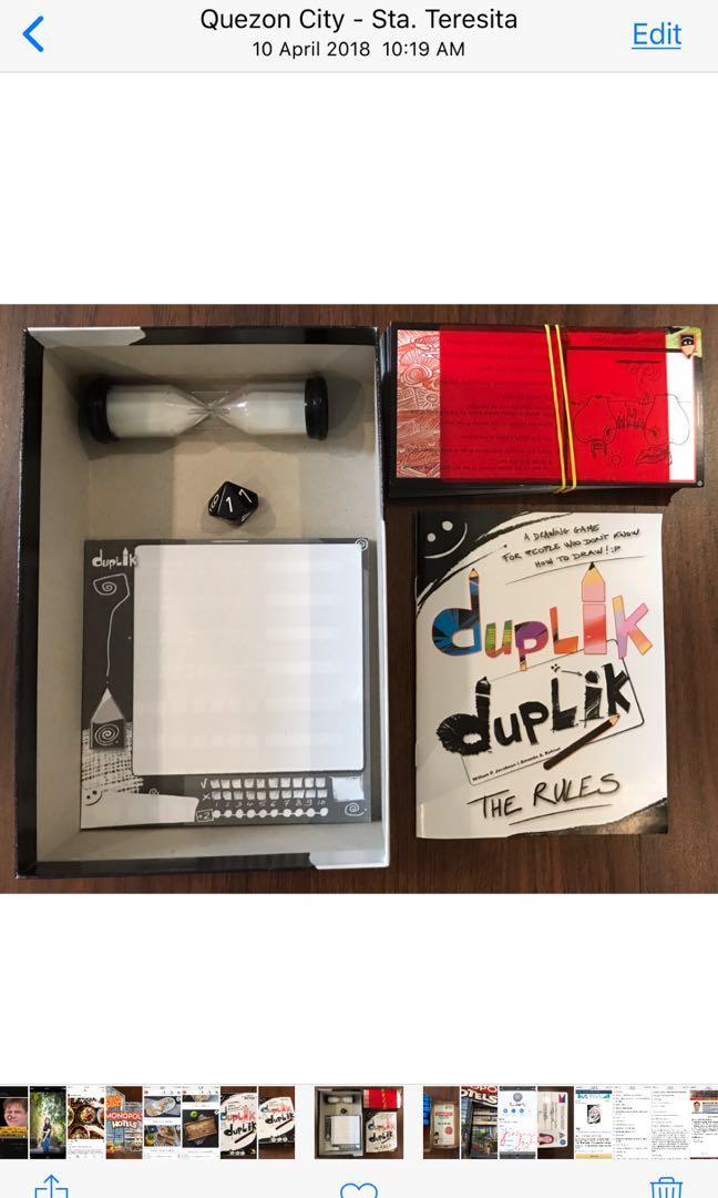 DUPLIK BOARD GAME, Hobbies & Toys, Toys & Games on Carousell