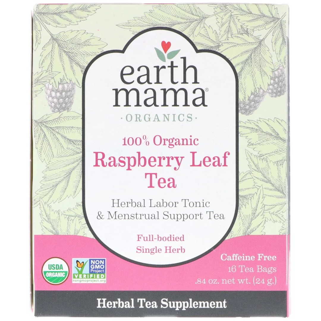 Raspberry Leaf Tea - Earth Mama, Health & Nutrition, Health Supplements ...