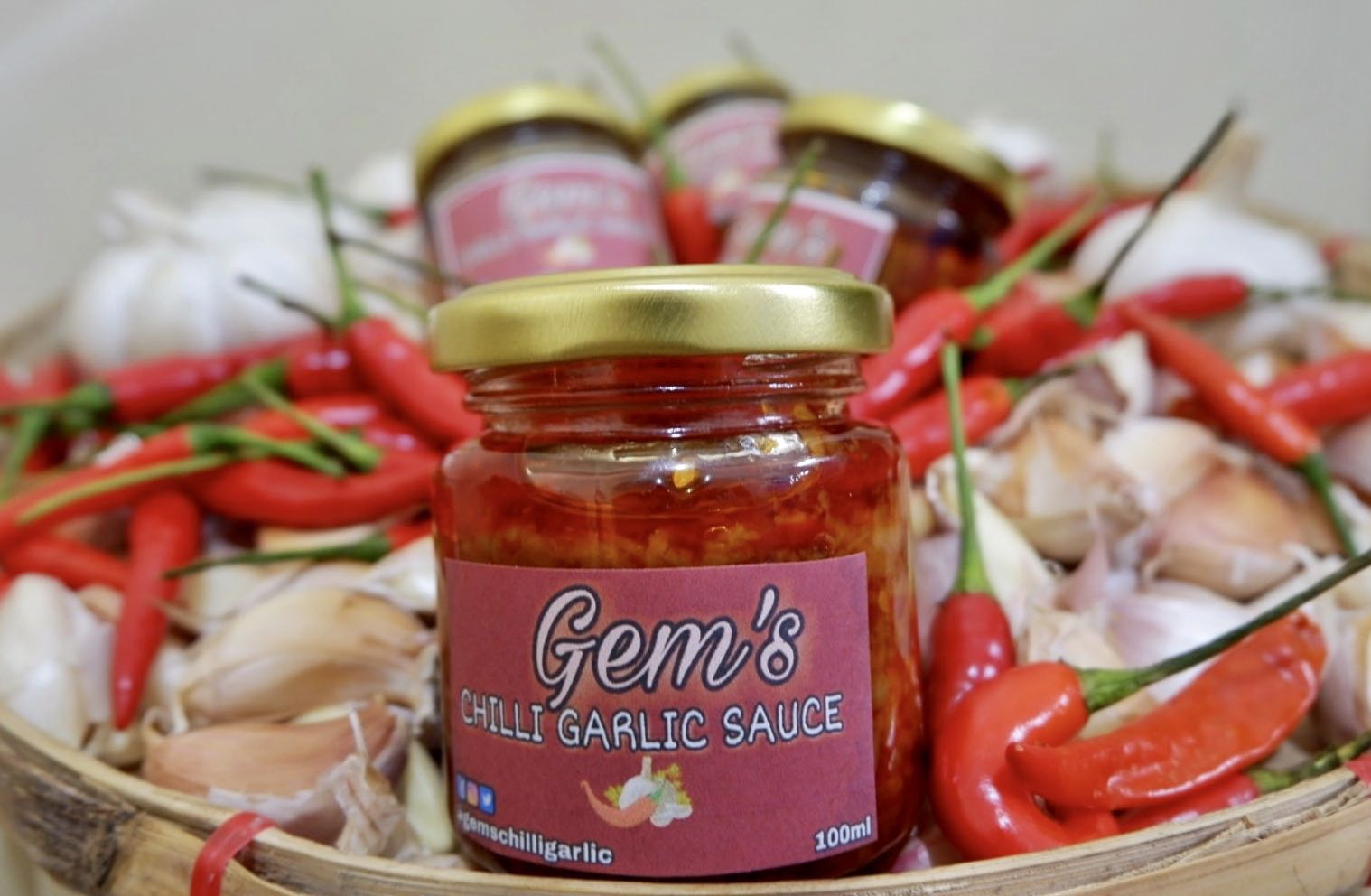 Gem’s Chilli Garlic Sauce, Food & Drinks, Spice & Seasoning on Carousell
