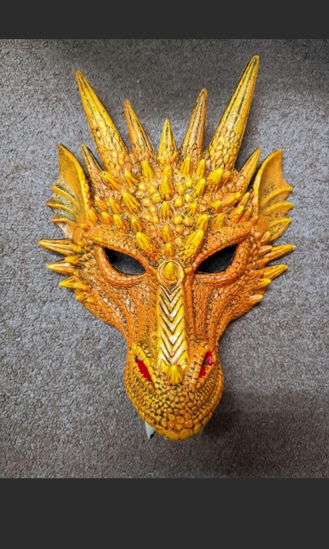Golden Dragon mask, Everything Else on Carousell