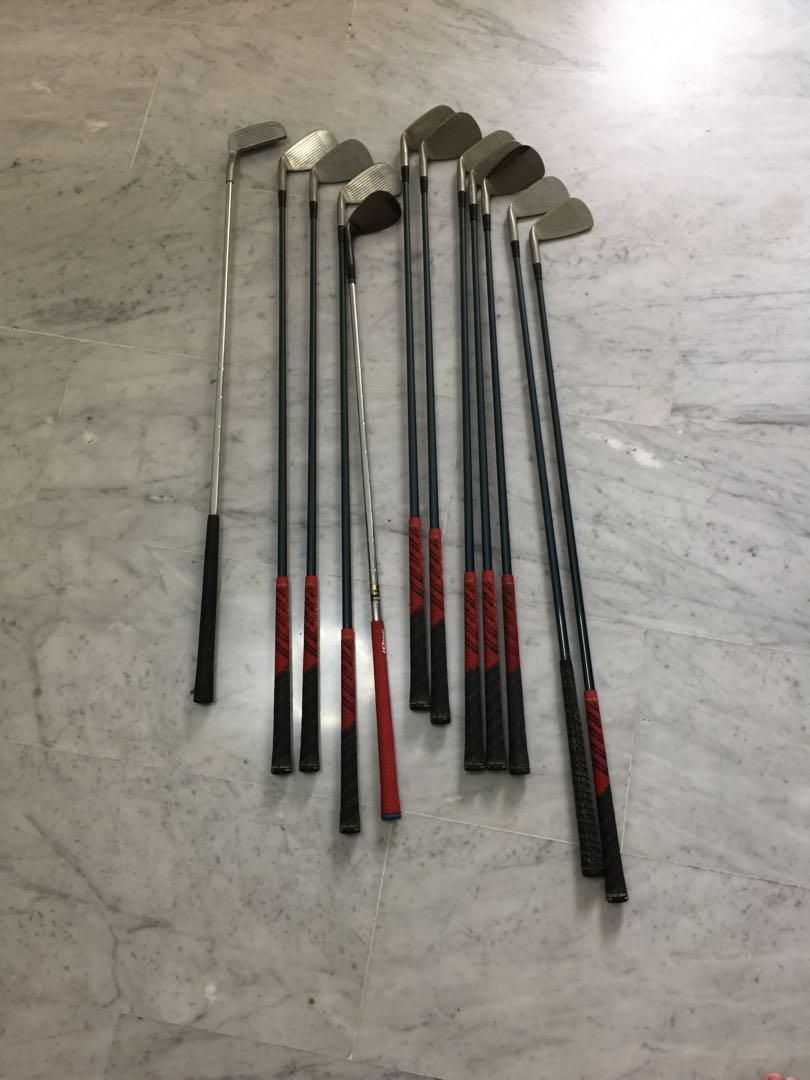 Golf Set iron assorted irons ,mainly is : sword 701 . Browning ...
