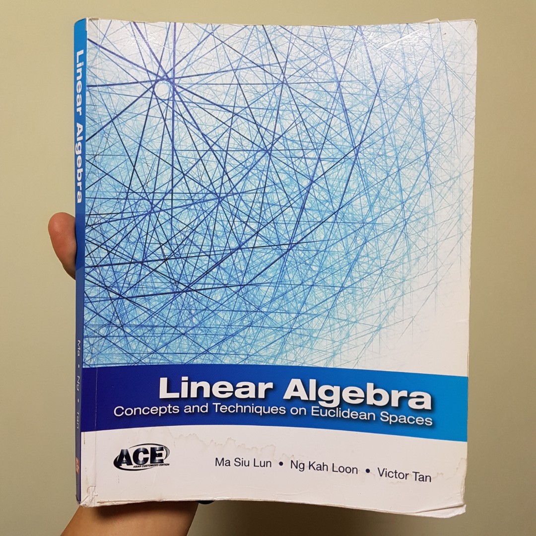 Linear Algebra - Concepts and Techniques in Euclidean Spaces, Computers & Tech, Office ...