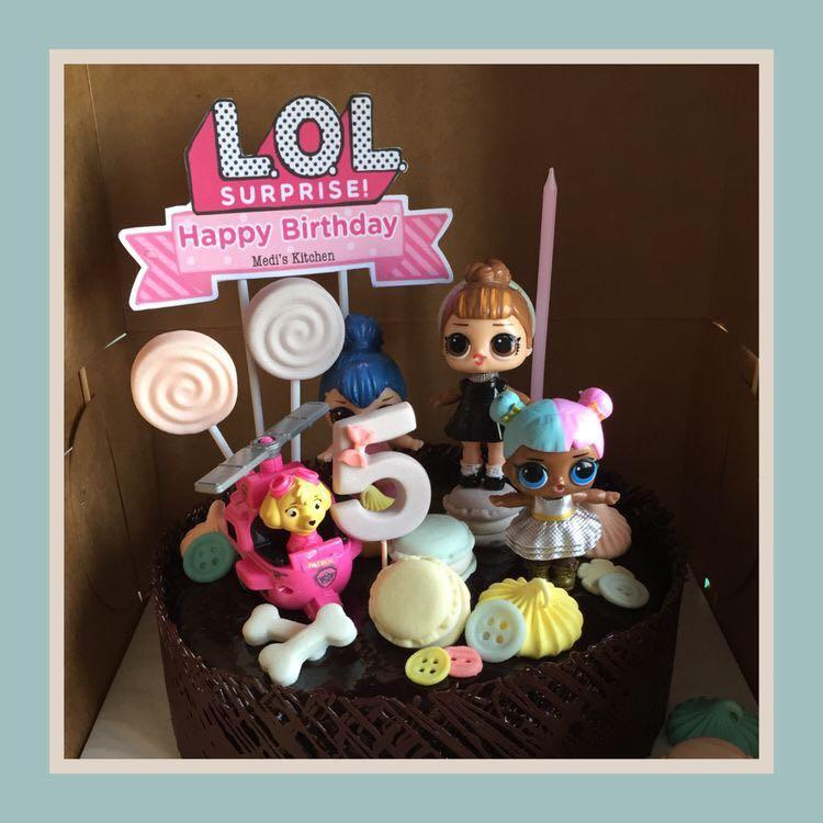 LOL Doll Cake, Food & Drinks, Homemade Bakes on Carousell
