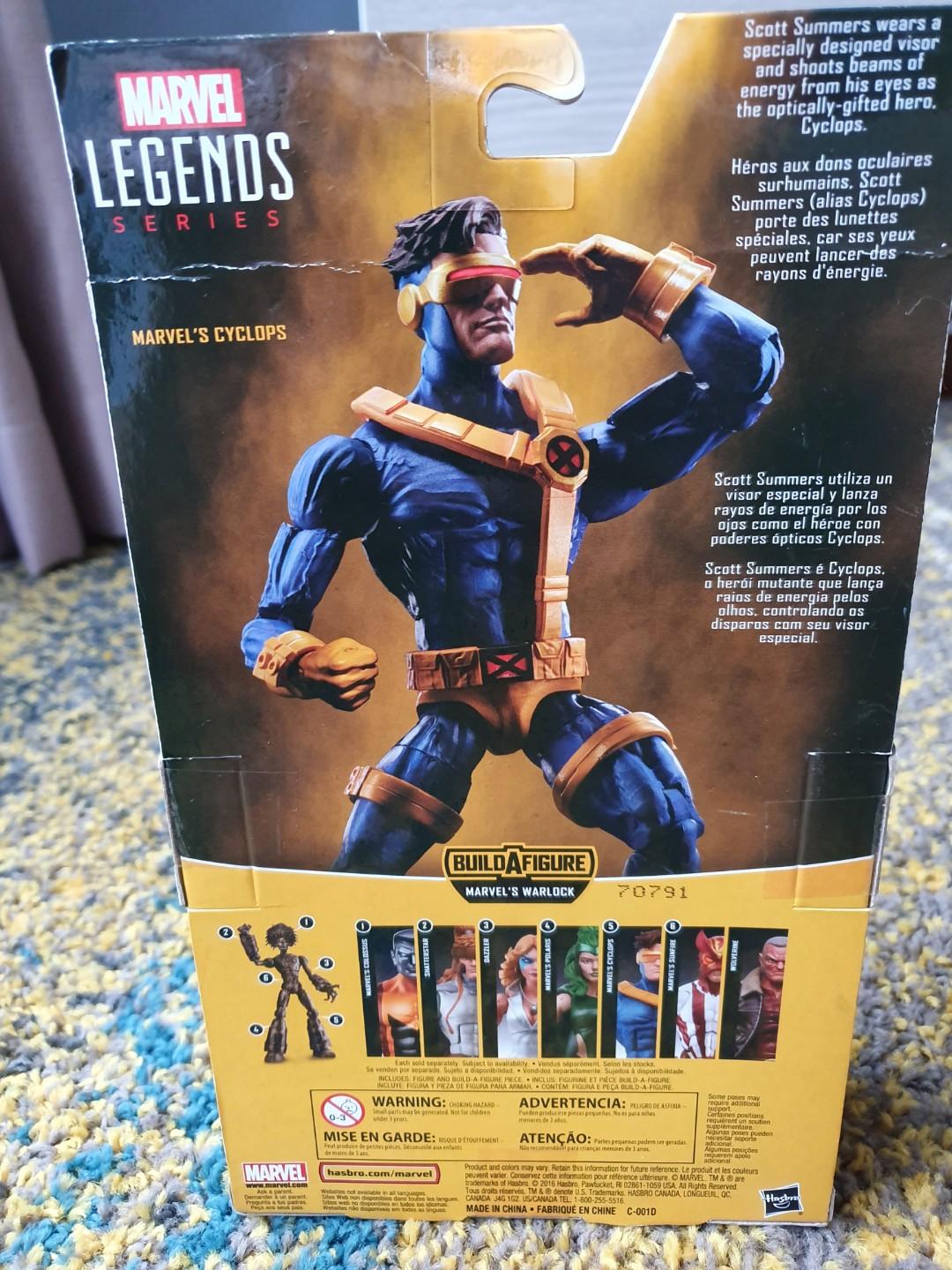 Marvel Legends Cyclops with Warlock BAF on Carousell