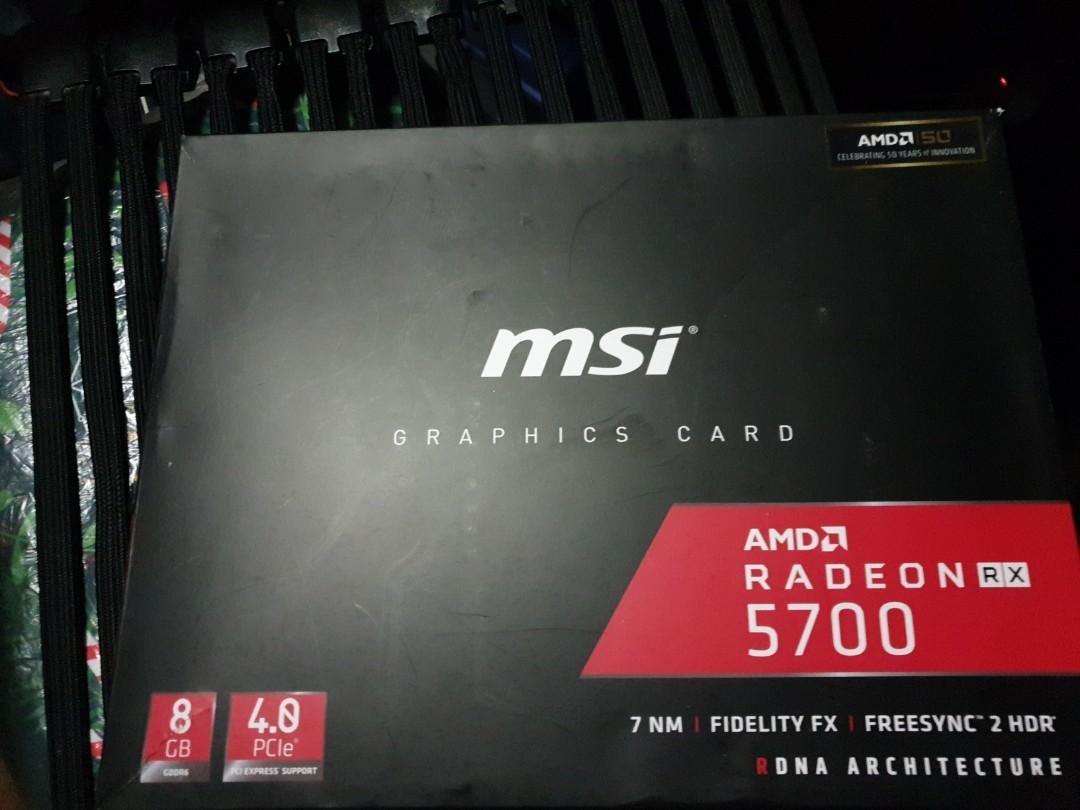 MSI RADEON 5700, Computers & Tech, Parts & Accessories, Computer Parts ...