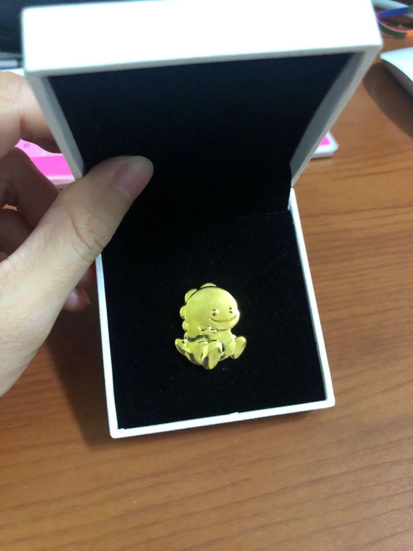 OFFICIAL BIGO LIVE Golden pin badge, Everything Else on Carousell
