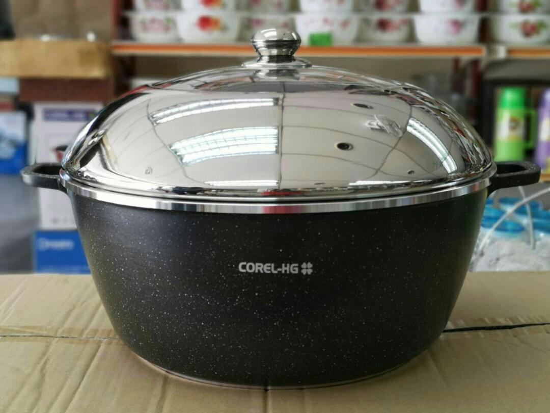 PERIUK RENDANG GRANITE COREL HG, Furniture & Home Living, Kitchenware ...