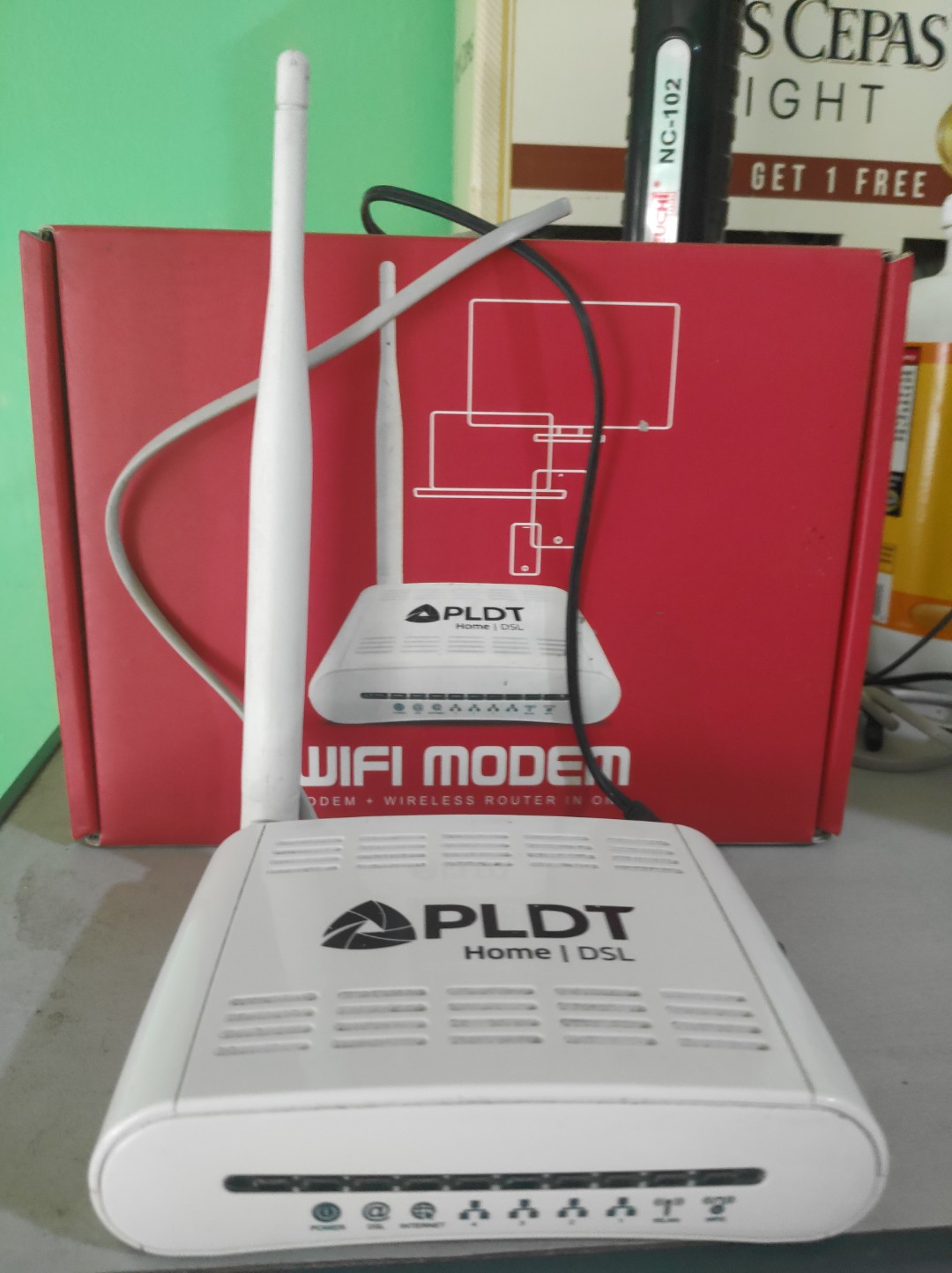 PLDT wifi modem complete, Computers & Tech, Parts & Accessories ...