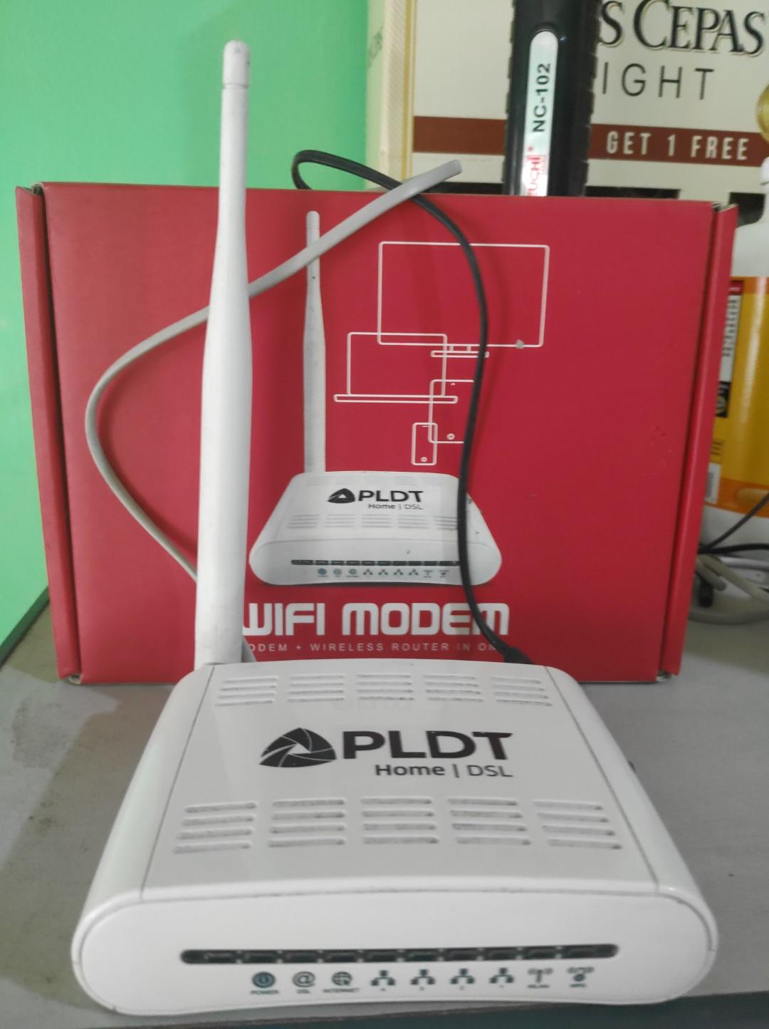 PLDT wifi modem complete, Computers & Tech, Parts & Accessories ...