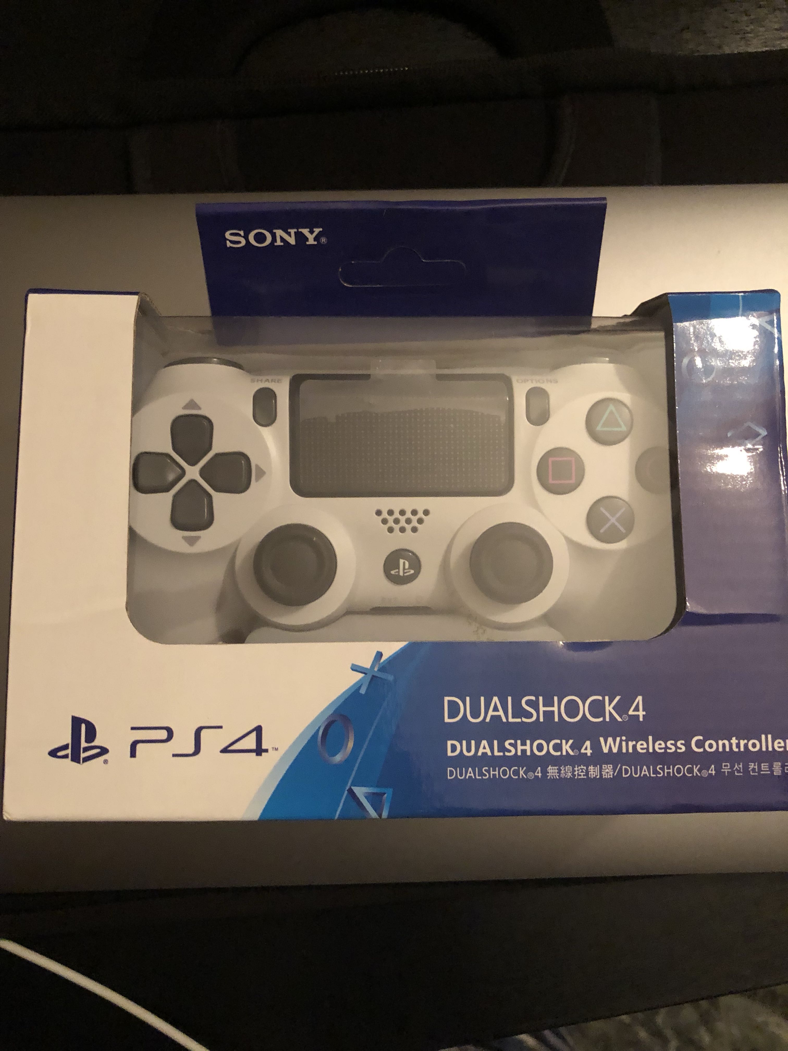PS4 controller (white), Video Gaming, Gaming Accessories, Controllers ...