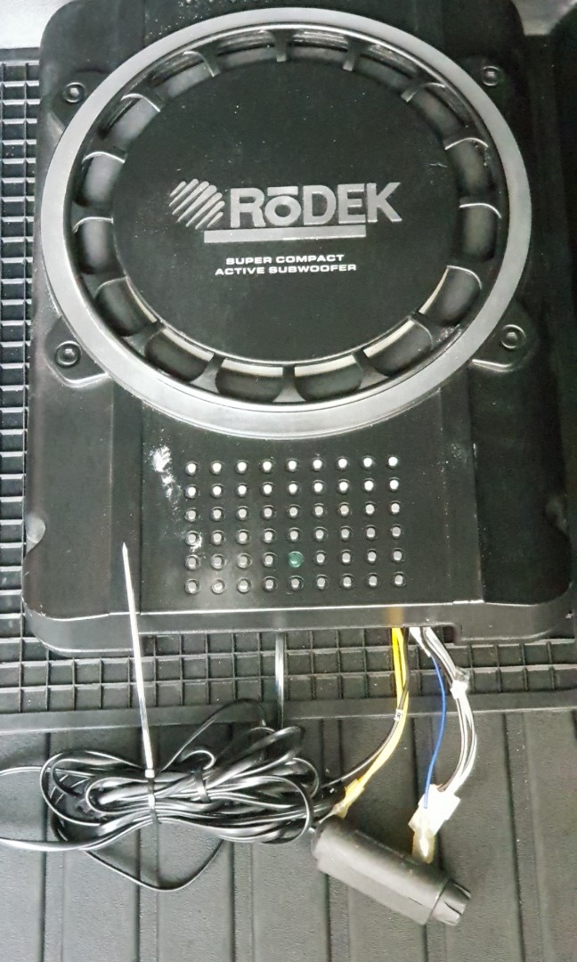 Rodek RW-Green Bass 8" Active Subwoofer, Car Accessories, Accessories ...