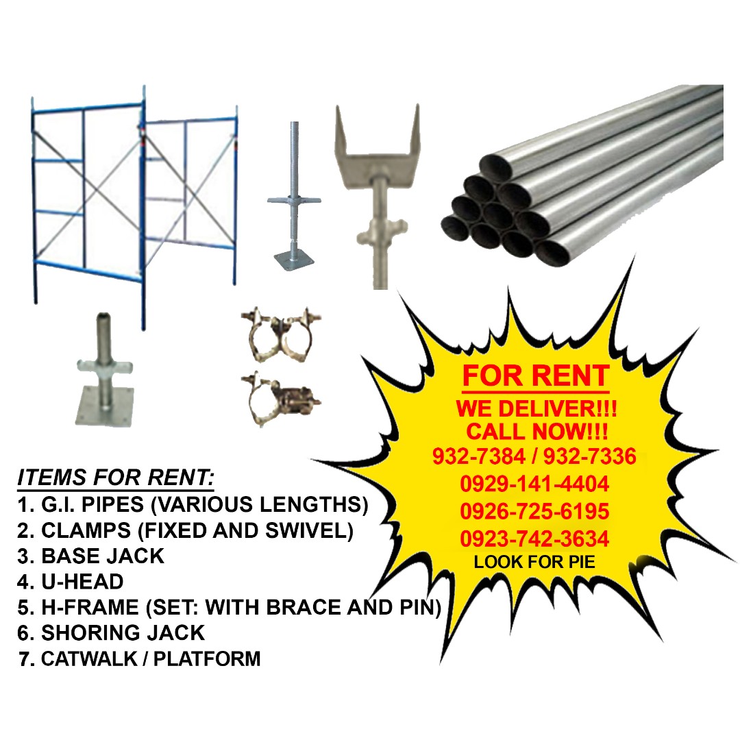 Scaffolding for Rent, Commercial & Industrial, Construction Tools ...