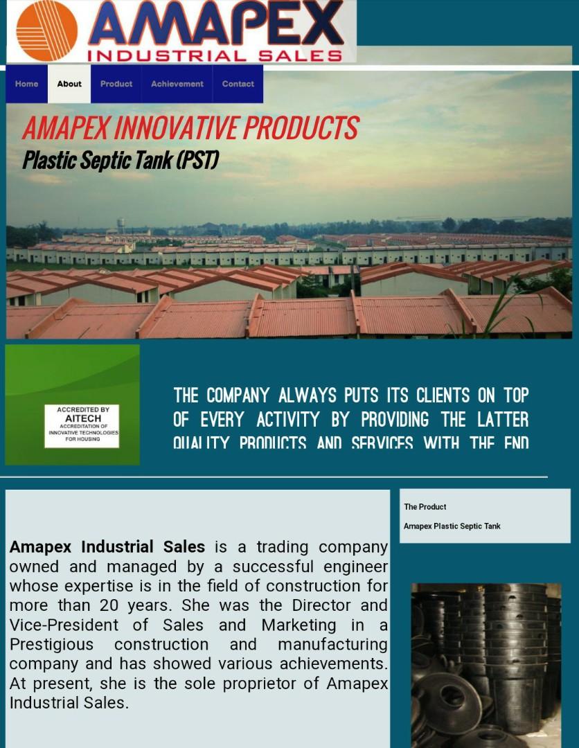 Septic tank PST, Commercial & Industrial, Construction & Building ...