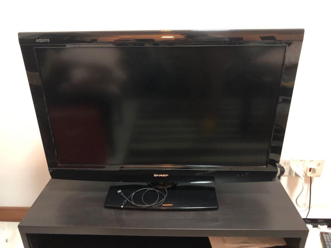 Sharp TV and TV console set, TV & Home Appliances, TV & Entertainment ...