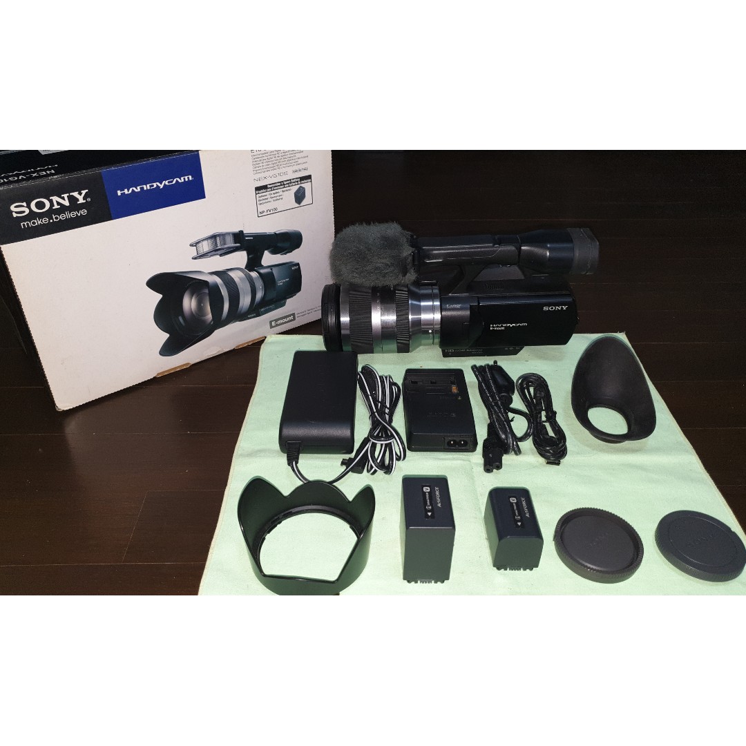 SONY NEX-VG10E, Photography, Video Cameras on Carousell