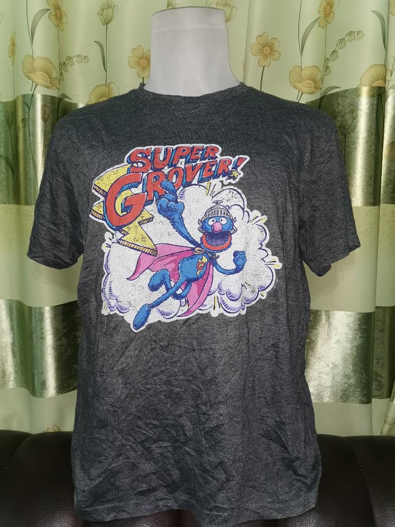 Super grover sesame street, Men's Fashion, Tops & Sets, Tshirts & Polo ...
