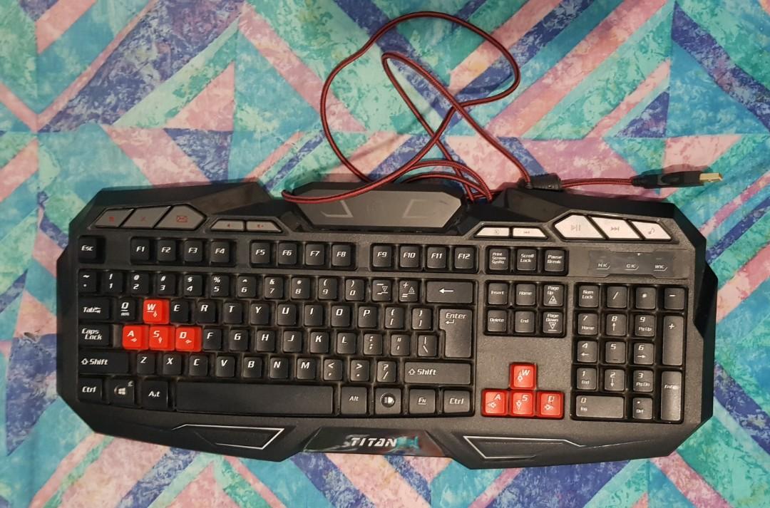 Titan Membrane Keyboard, Computers & Tech, Parts & Accessories ...