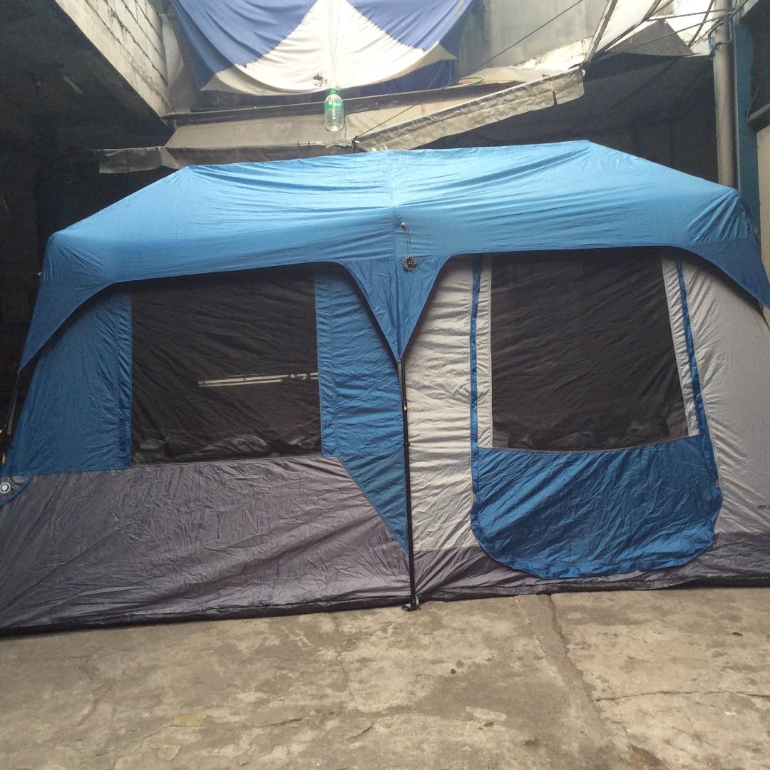 Adventure Ridge 10 Person 2 Room Instant Tent with Led Lights, Sports ...