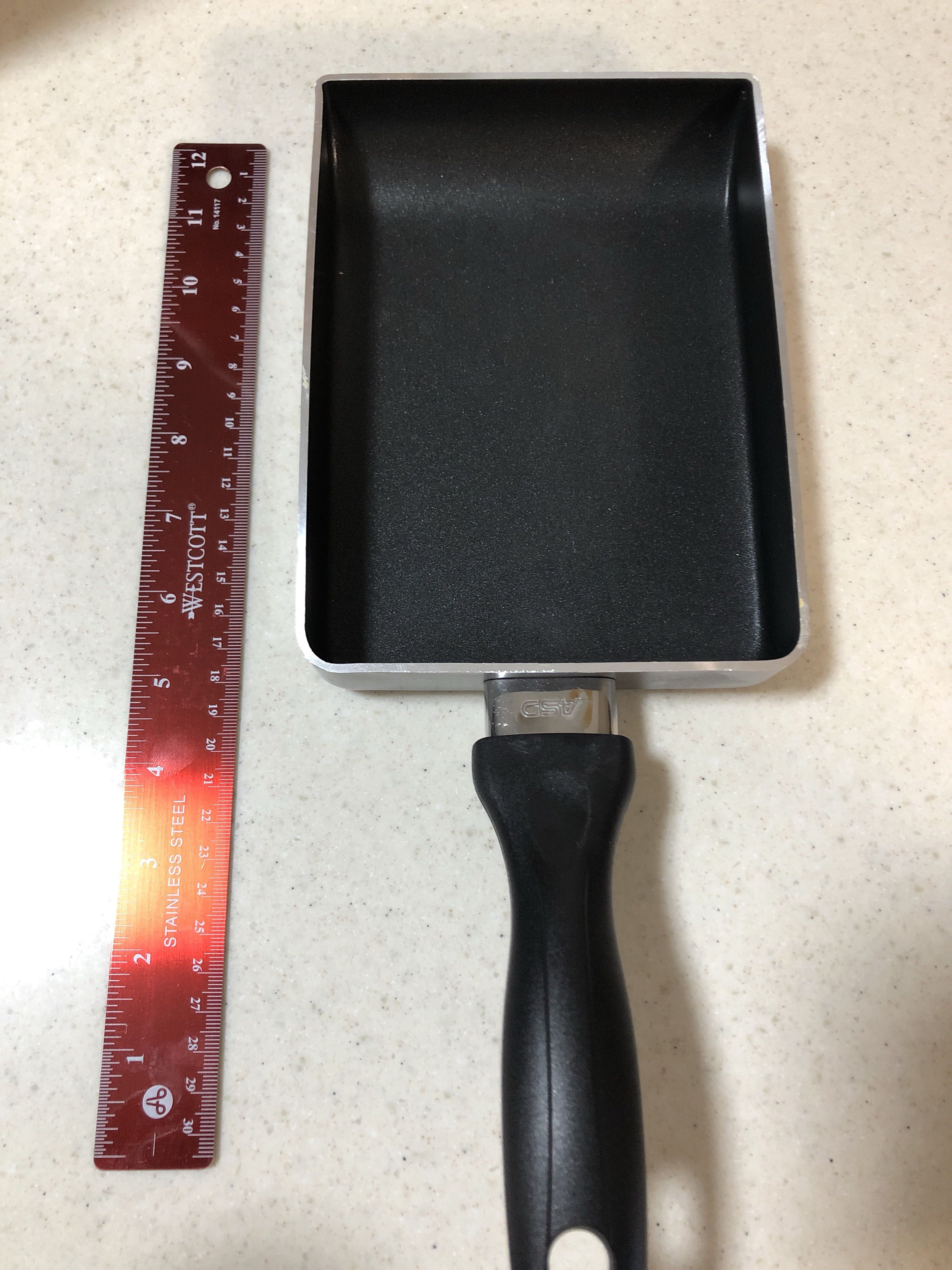 ASD rectangular japanese tamago yaki fry pan, Furniture & Home Living ...