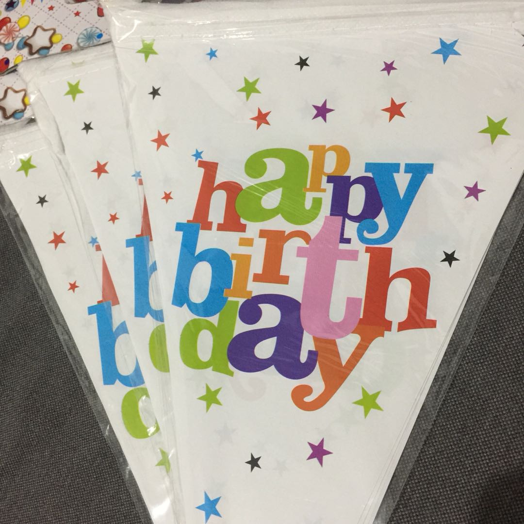 Birthday Flags, Hobbies & Toys, Stationary & Craft, Occasions & Party ...