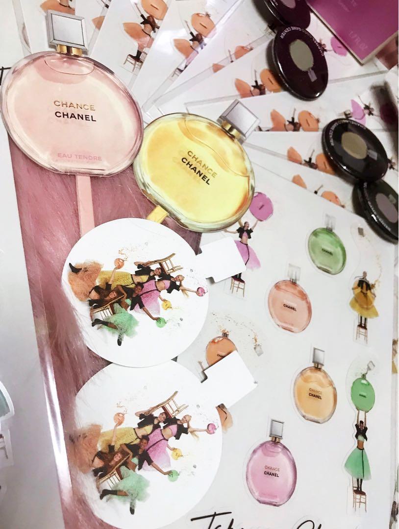 Chanel chance sticker, Luxury, Accessories on Carousell