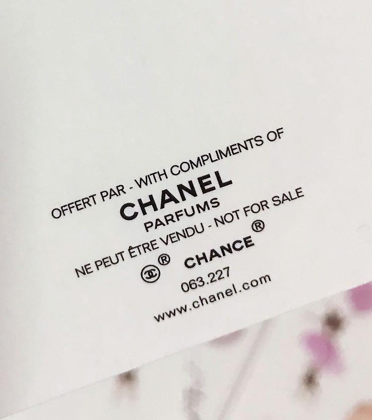 Chanel chance sticker, Luxury, Accessories on Carousell