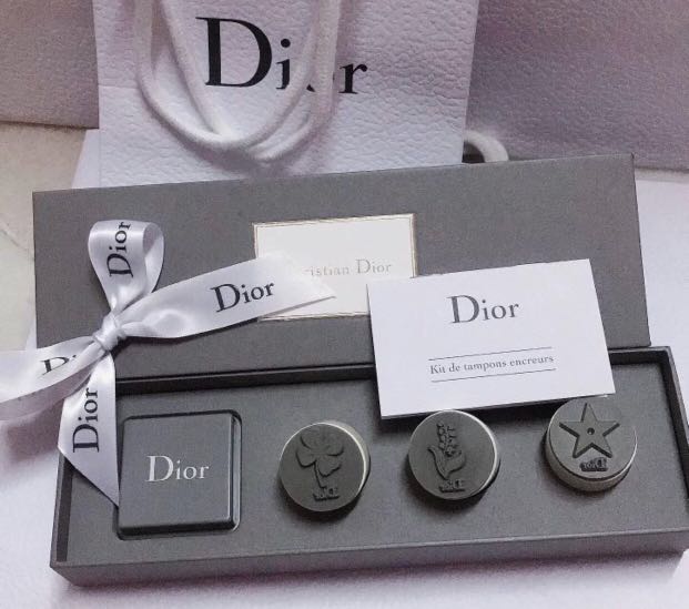 Dior stamp set, Luxury, Accessories on Carousell