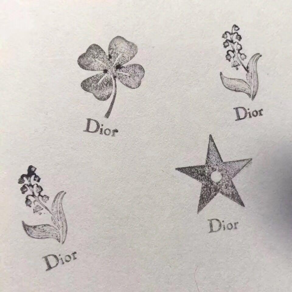 Dior stamp set, Luxury, Accessories on Carousell