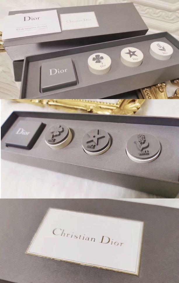 Dior stamp set, Luxury, Accessories on Carousell