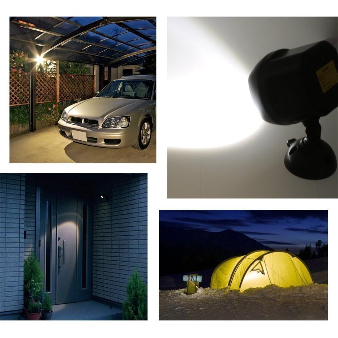 E0165 iSolem Waterproof Battery Motion Sensor Lights, 600 Lumens ...