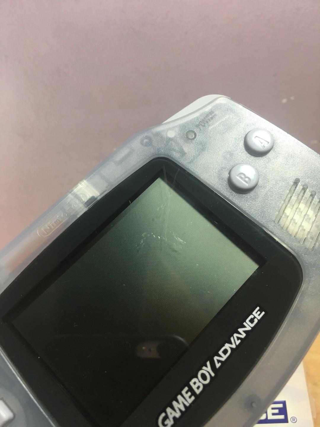 Gameboy Advance Glacier (used) Complete with Box, Video Gaming, Video ...