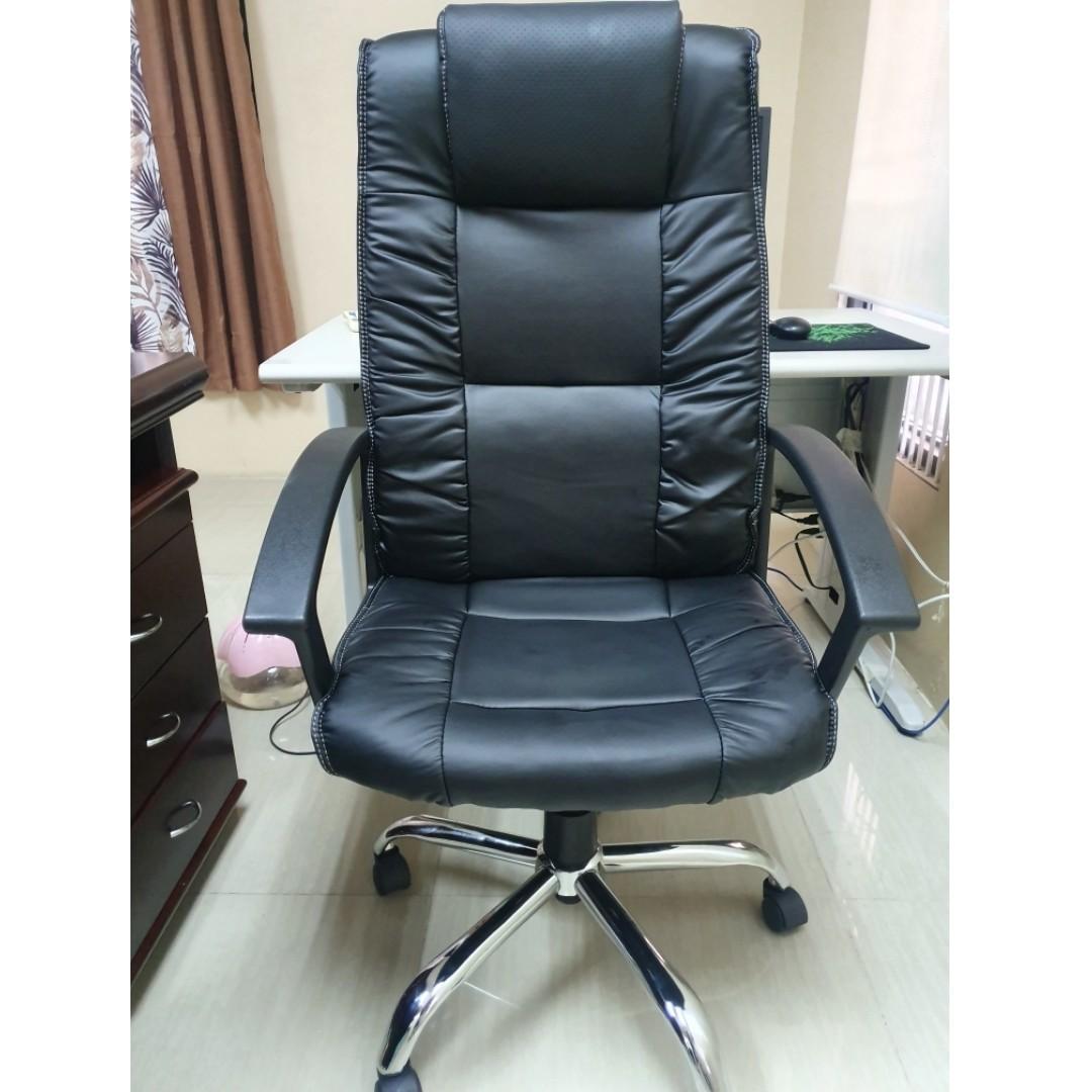 Ergodynamic PRINCE/BX-08 Faux Leather High Back Executive Chair, Office ...