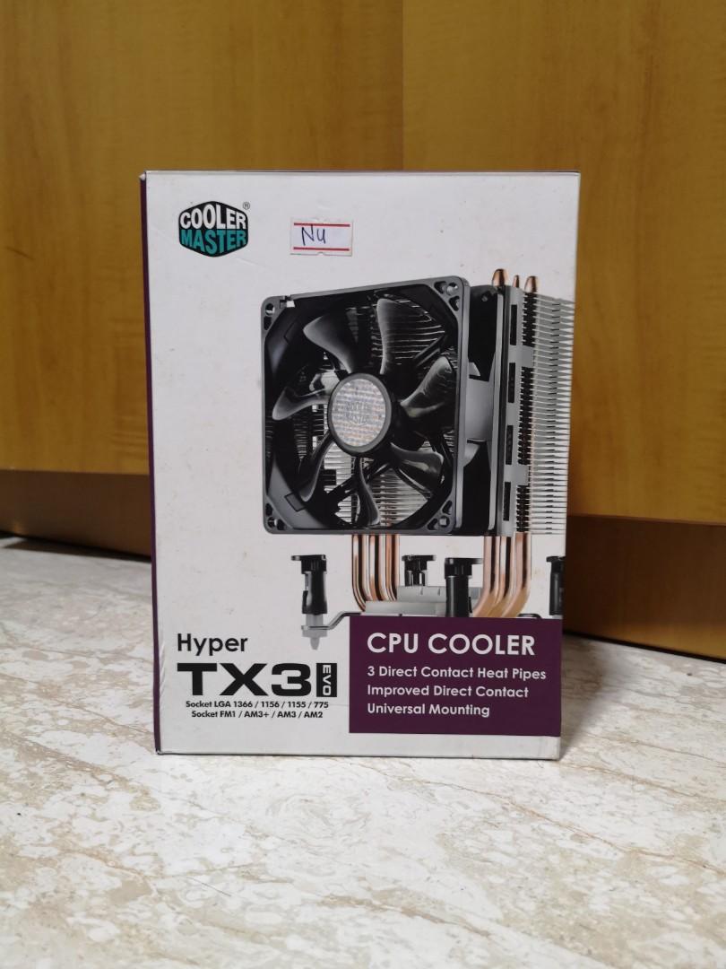 Hyper TX3 EVO cpu cooler, Computers & Tech, Parts & Accessories ...