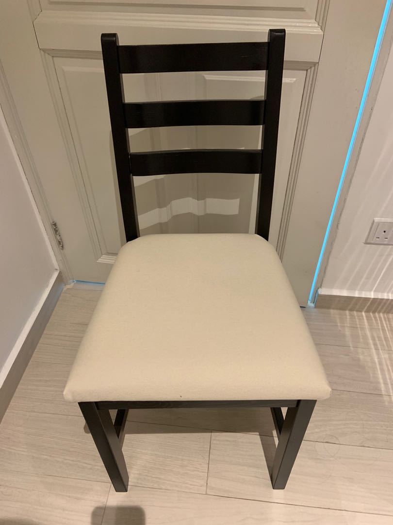 Ikea lerhamn chair, Furniture & Home Living, Furniture, Chairs on Carousell