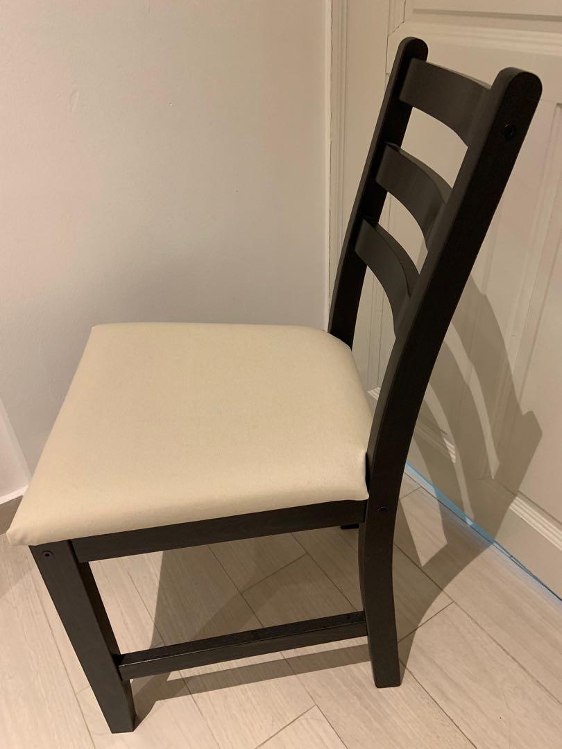 Ikea lerhamn chair, Furniture & Home Living, Furniture, Chairs on Carousell