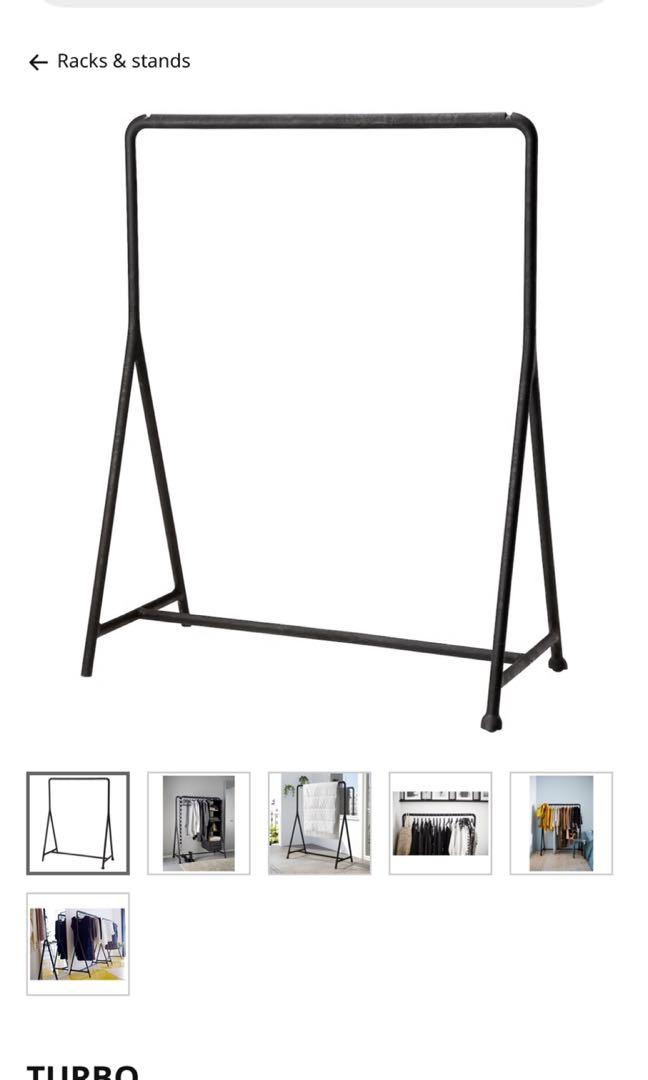 IKEA TURBO Clothes Rack, Furniture & Home Living, Furniture, Shelves ...