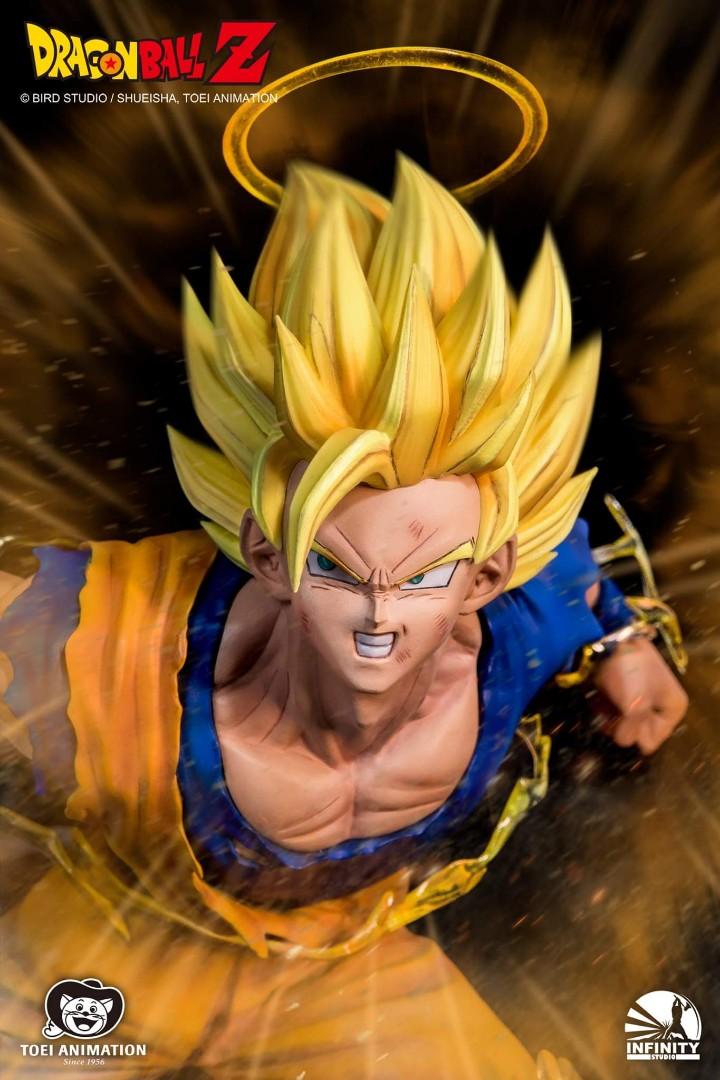 Infinity Studio - Dragon Ball Battle Series: SS2 Goku Vs Majin Vegeta ...