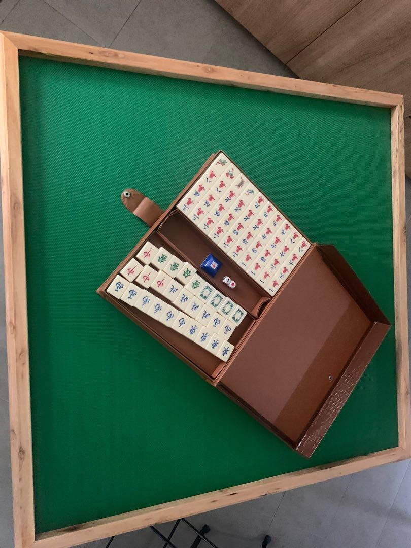 Chairs and mahjong set, Furniture & Home Living, Furniture, Tables ...