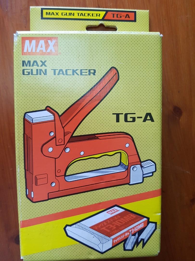 Max Gun Tacker TG-A, Hobbies & Toys, Stationery & Craft, Craft Supplies ...