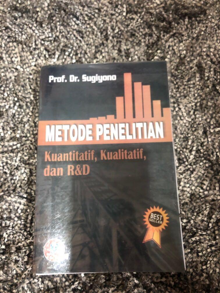 Metode Penelitian prof Sugiyono 2016, Buku & Alat Tulis, Buku di Carousell