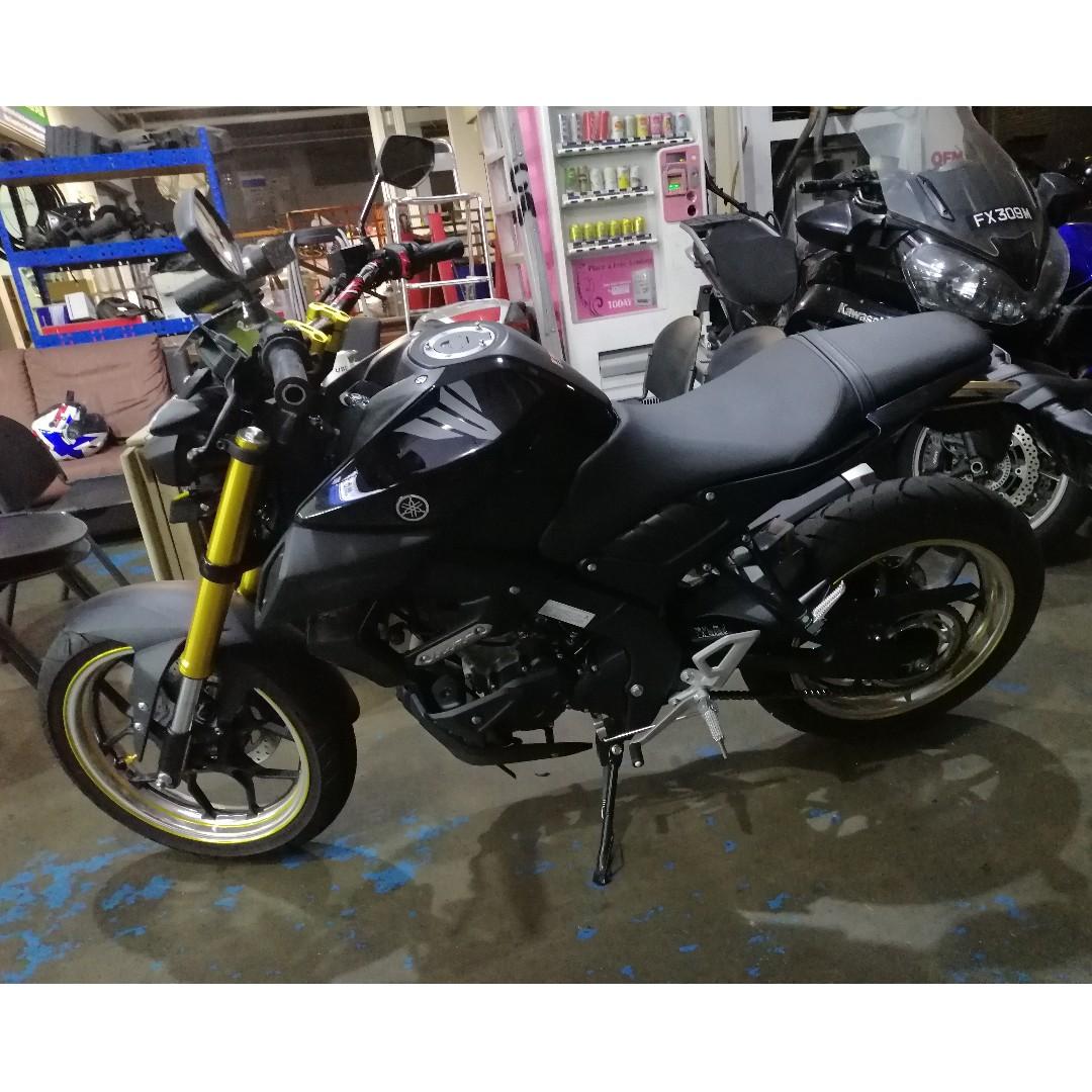 MT15 *Handlebar color (Fat bar) *Handle Clamp, Motorcycles, Motorcycle ...