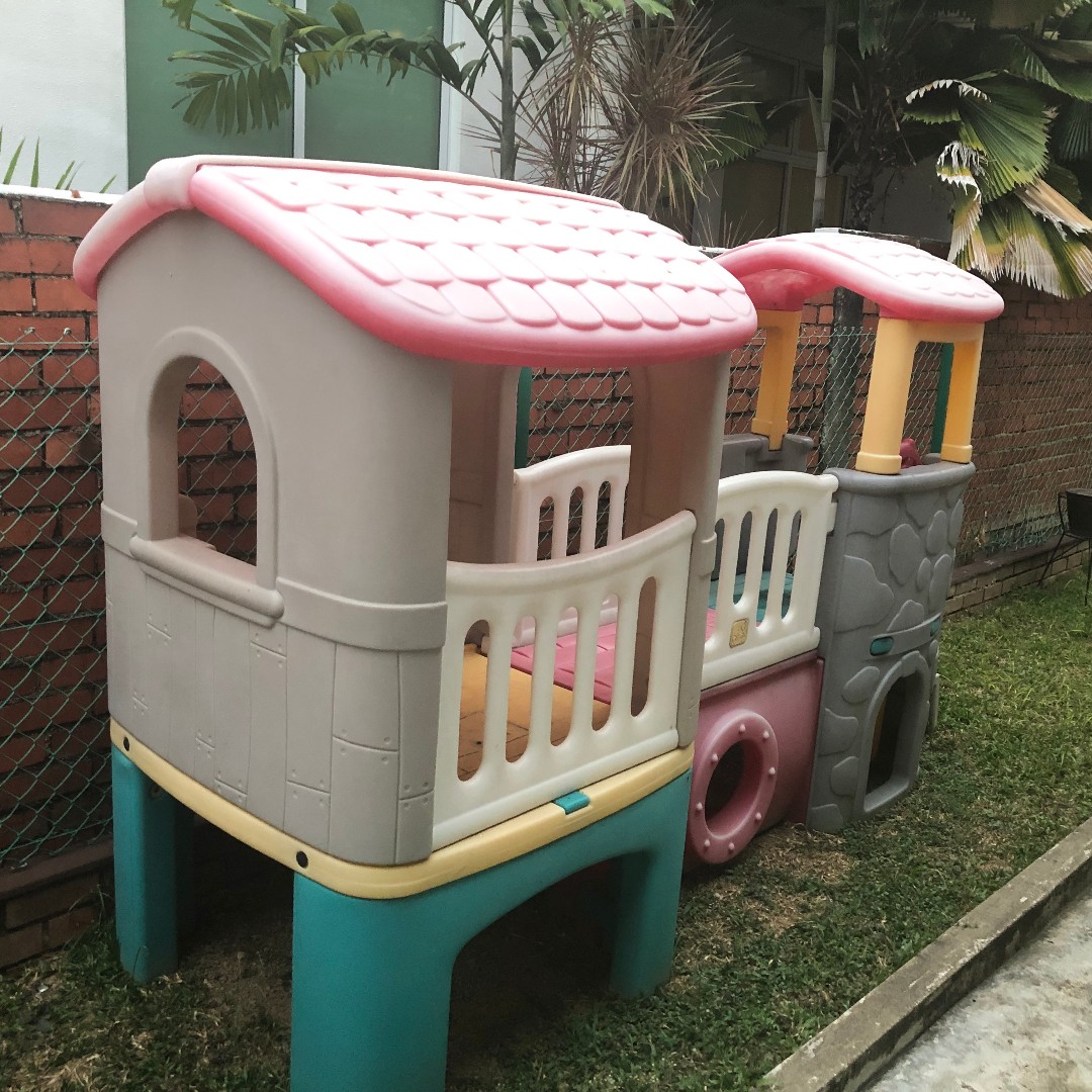 Outdoor plastic house - children, Furniture & Home Living, Outdoor ...